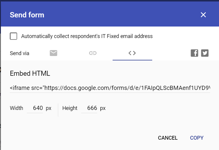 How to save form results to Google Sheets in WordPress | ITFixed Computer Services